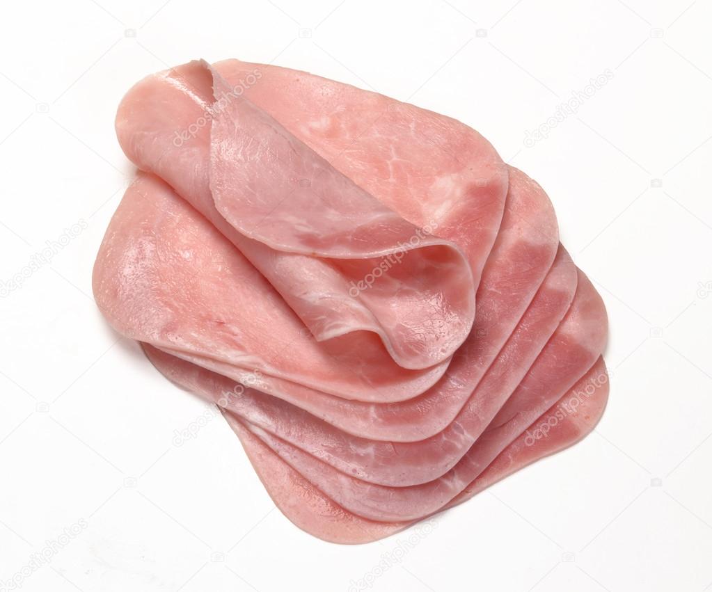 Sliced ham Stock Photo by ©gosphotodesign 42052345