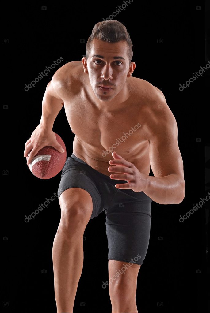 Running rugby player. Stock Photo by ©gosphotodesign 51112825