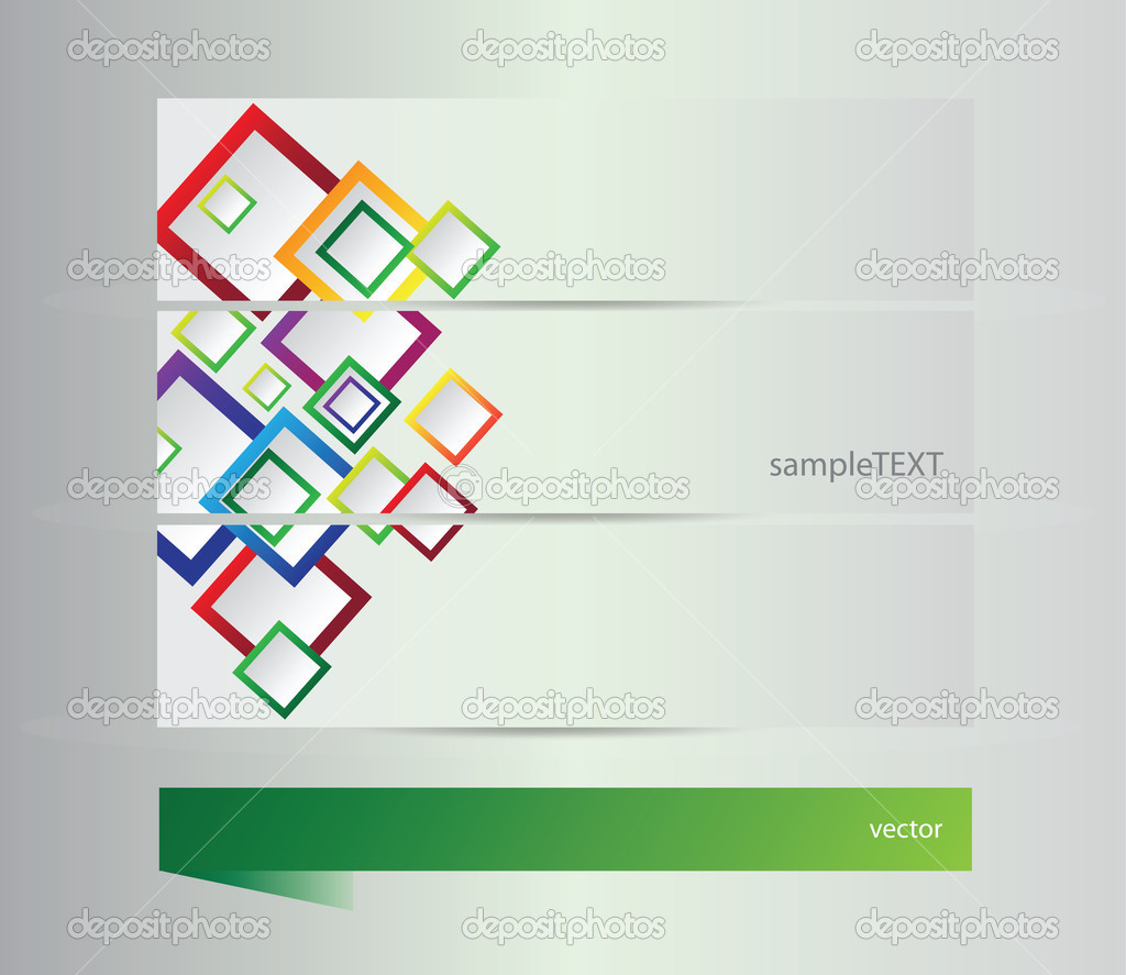 Colorful Square banners Stock Vector by ©Brill 50997537