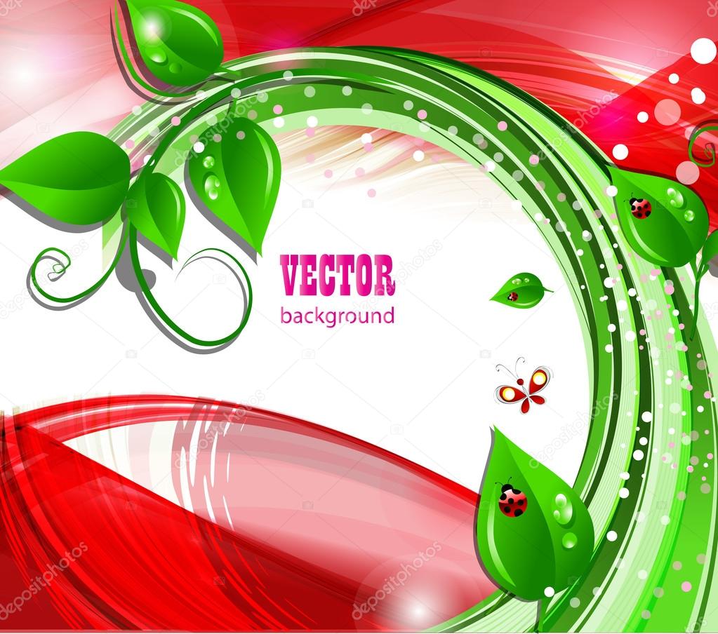 Abstract nature background Stock Vector by ©Kazlouskaya 37121433