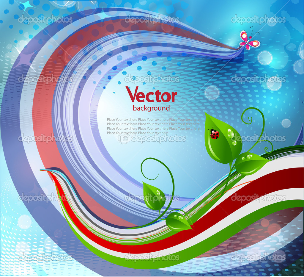 Abstract nature background Stock Vector by ©Kazlouskaya 37543983