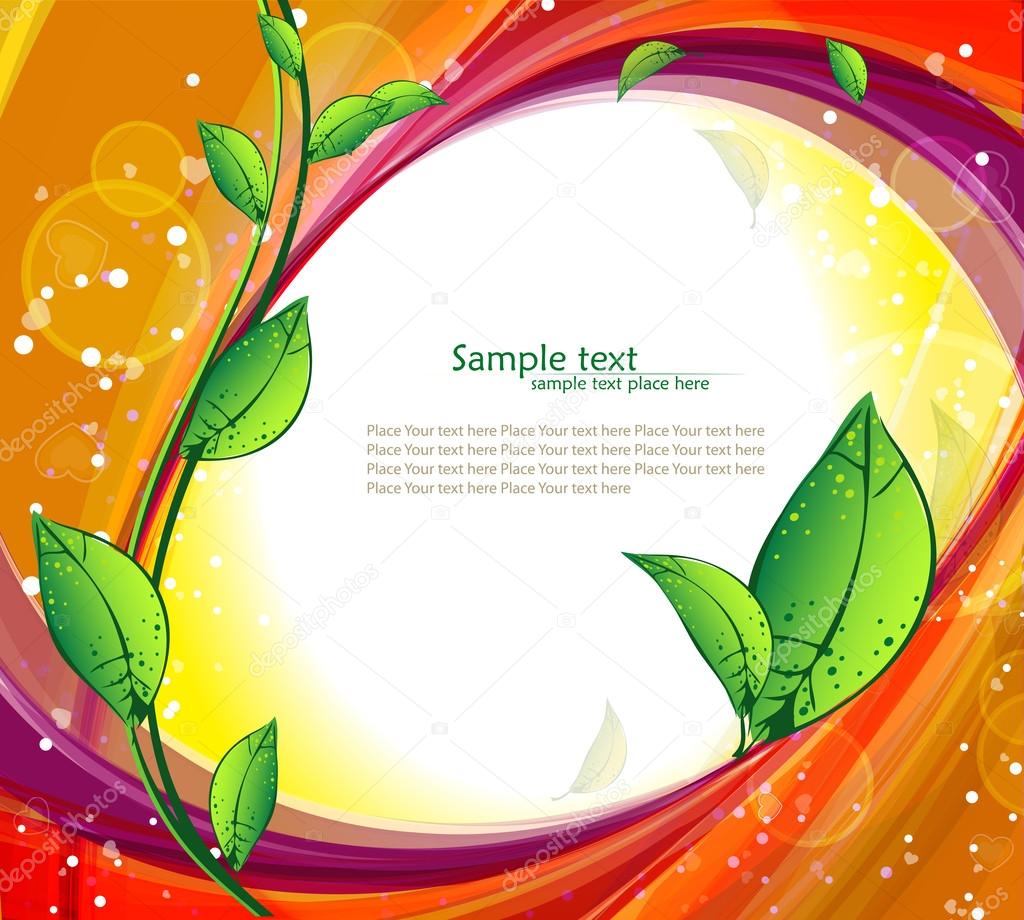 Abstract nature background Stock Vector Image by ©Kazlouskaya #37642755