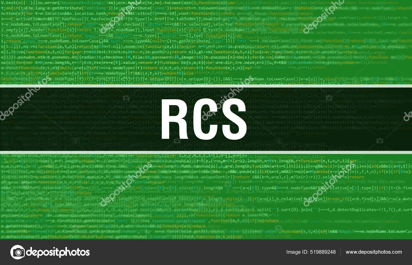 Rcs Concept Random Parts Program Code Rcs Programming Code Abstract — Stock Photo © borkus ...