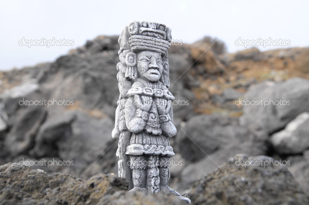 Maya Statue — Stock Photo © underworld1 #45002211