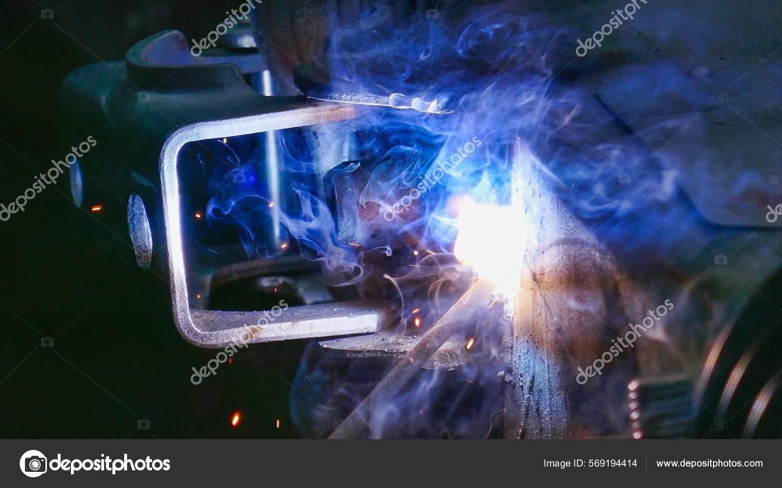 Welding Work Factory — Stock Photo © underworld1 #569194414