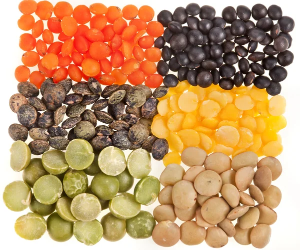 Mix from different beans, legumes, peas, lentils Stock Photo by ...