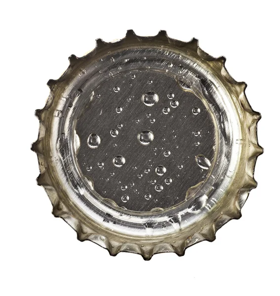 Beer bottle cap Isolated on white background — Stock Photo © Madllen ...