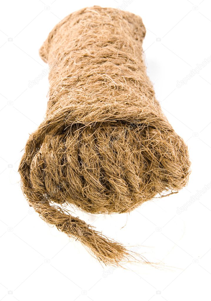 Coarse coir rope from coco fiber Stock Photo by ©Madllen 14161887
