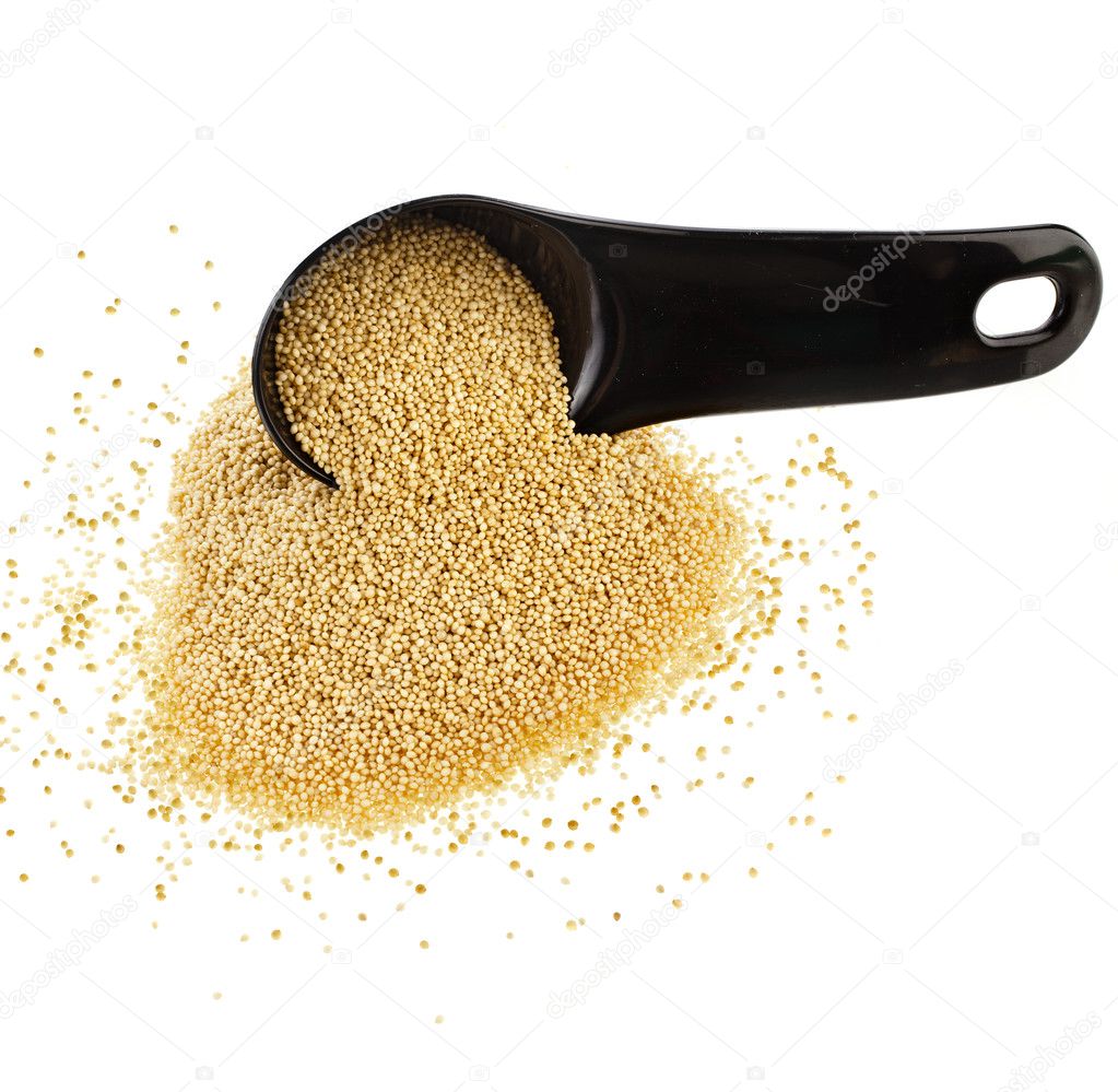 Amaranth popping gluten-free grain cereal Stock Photo by ©Madllen 48501619