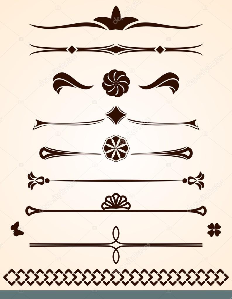 Text dividers Stock Vector by ©Olivi 43405709 Text dividers Stock Vector by ©Olivi 43405709