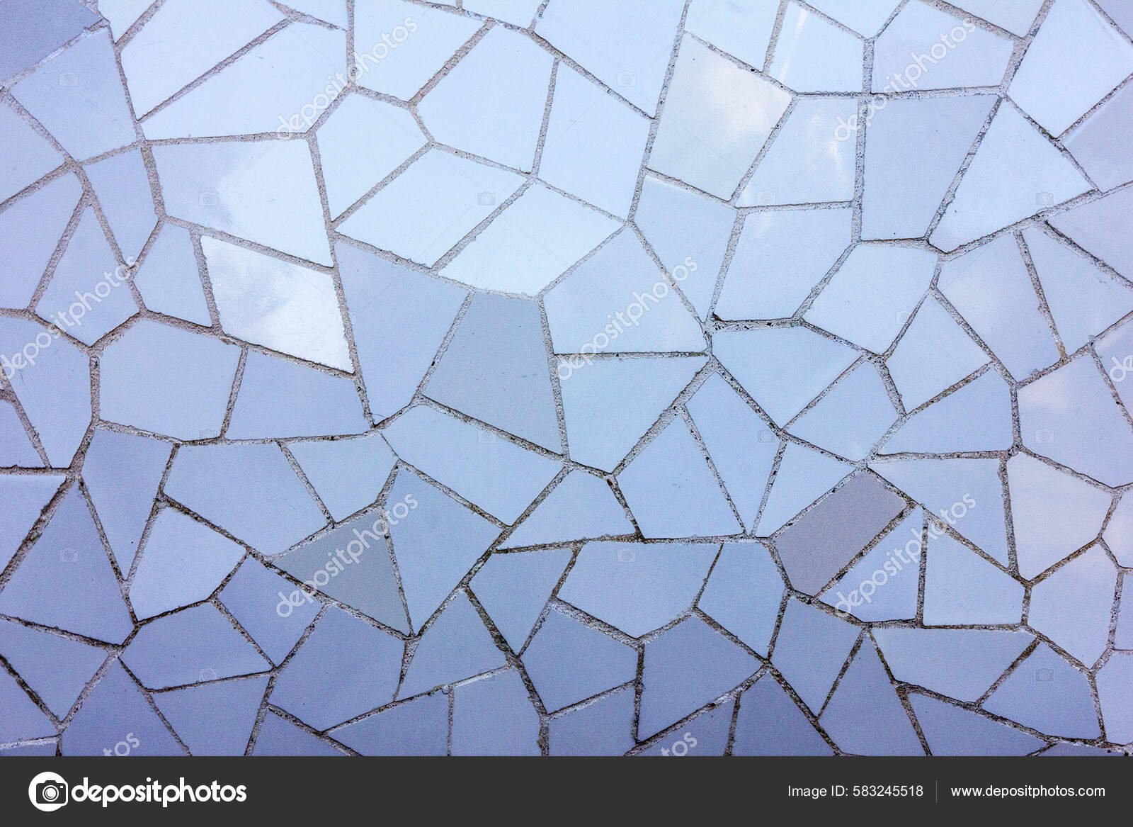 Broken Glass Mosaic Tile