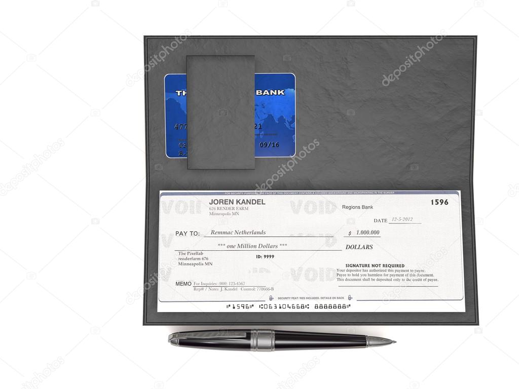 Checkbook and pen — Stock Photo © suzi44 #34204231