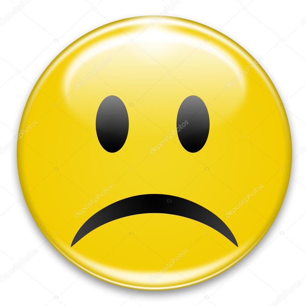 Unhappy smiley icon — Stock Photo © aldorado #13975203 Unhappy smiley icon — Stock Photo © aldorado #13975203