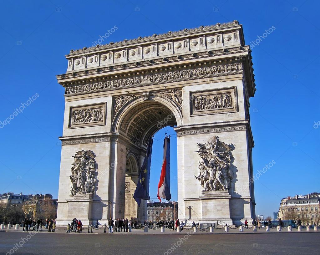 Paris, Arc de Triumph — Stock Photo © aldorado #13976958