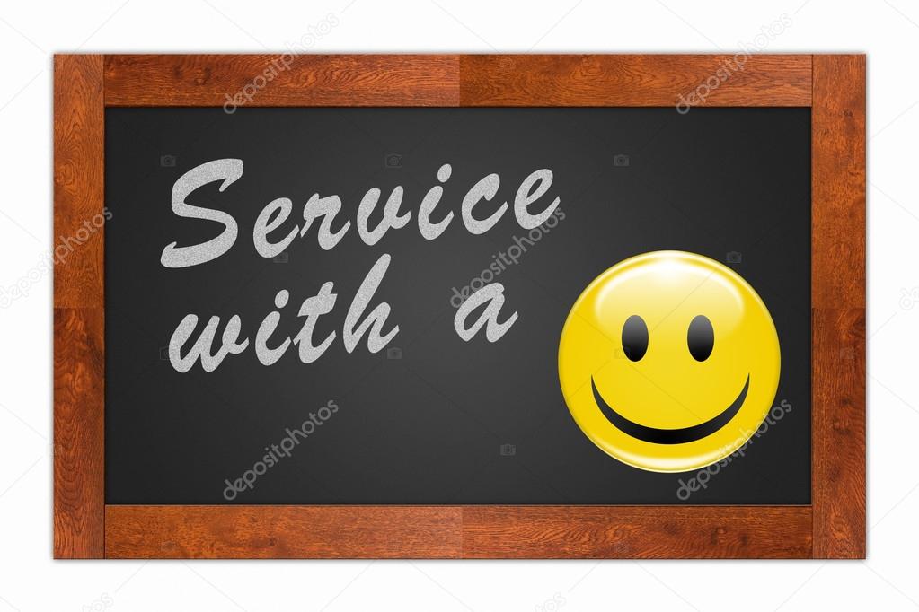 Service with a Smile Stock Illustration by ©aldorado #25989079
