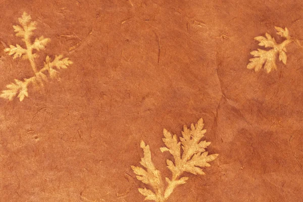 Nepali hand made paper decorated with flowers and leaves Stock Photo by ...