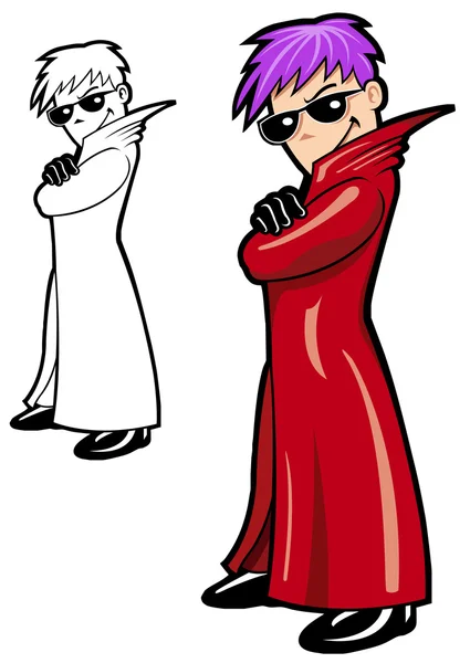 Cartoon Top Secret Agent — Stock Vector © ronleishman #13981769