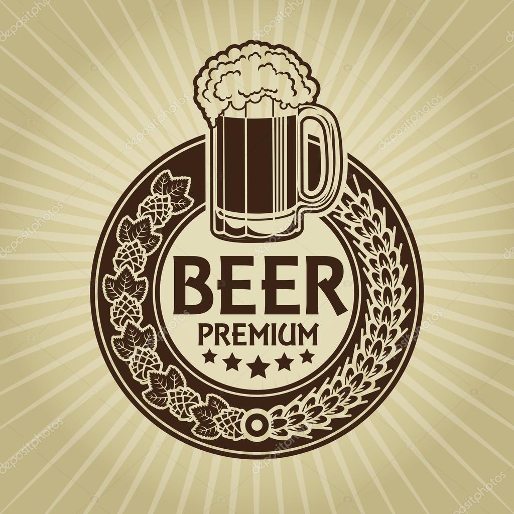 Beer Premium Retro Styled Seal or Label Stock Vector by ©renomartin ...