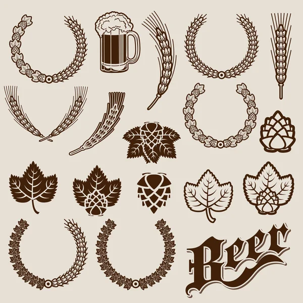 ᐈ Hops design stock vectors, Royalty Free hops backgrounds | download ...