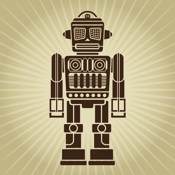 Vintage Tin Toy Robot Collection — Stock Vector © renomartin #40986743