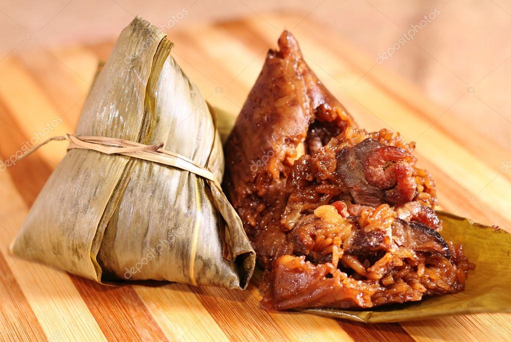 Chinese rice dumpling — Stock Photo © dolphfynlow #38018743