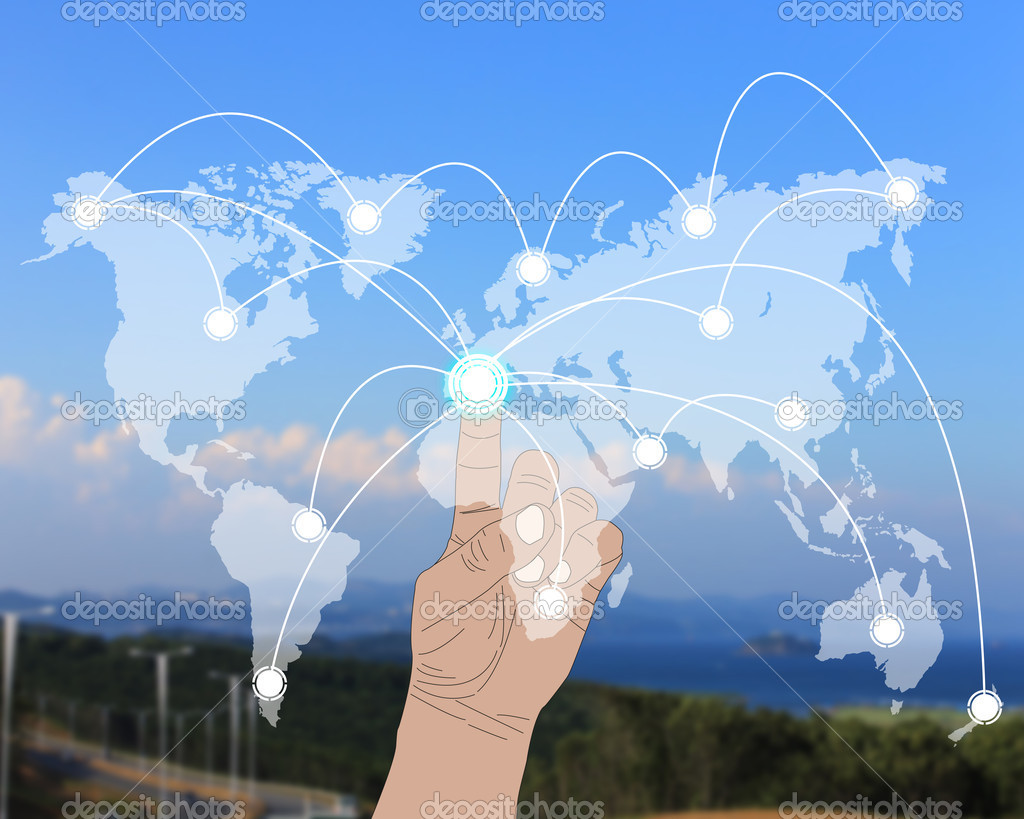 Connection of the world — Stock Photo © SSSRRUSSIA #30535809