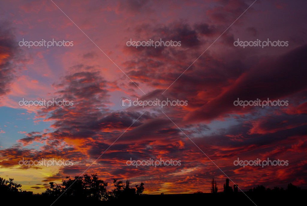Bloody Sunset — Stock Photo © AmediDidda #33108981