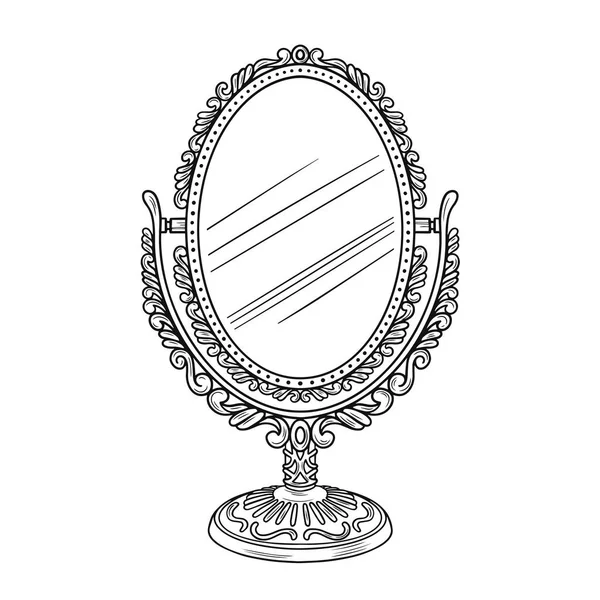 Vintage Mirrors Drawing