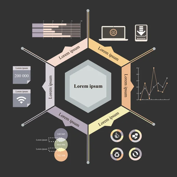 ᐈ Hexagon world map stock vectors, Royalty Free world map hexagon ...