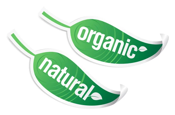 Natural juice stickers. Stock Vector by ©slena 14210915