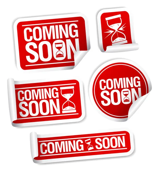 Coming soon sticker Stock Vectors, Royalty Free Coming soon sticker ...