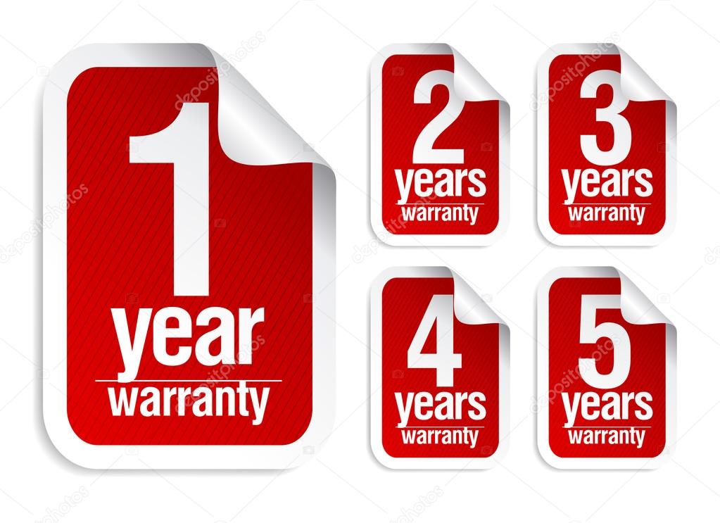 Warranty stickers set — Stock Vector © slena #14205059