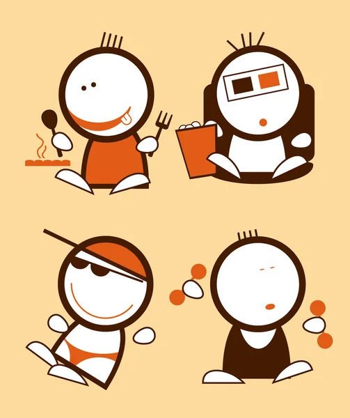 Cartoon people moving Stock Vectors, Royalty Free Cartoon people moving ...