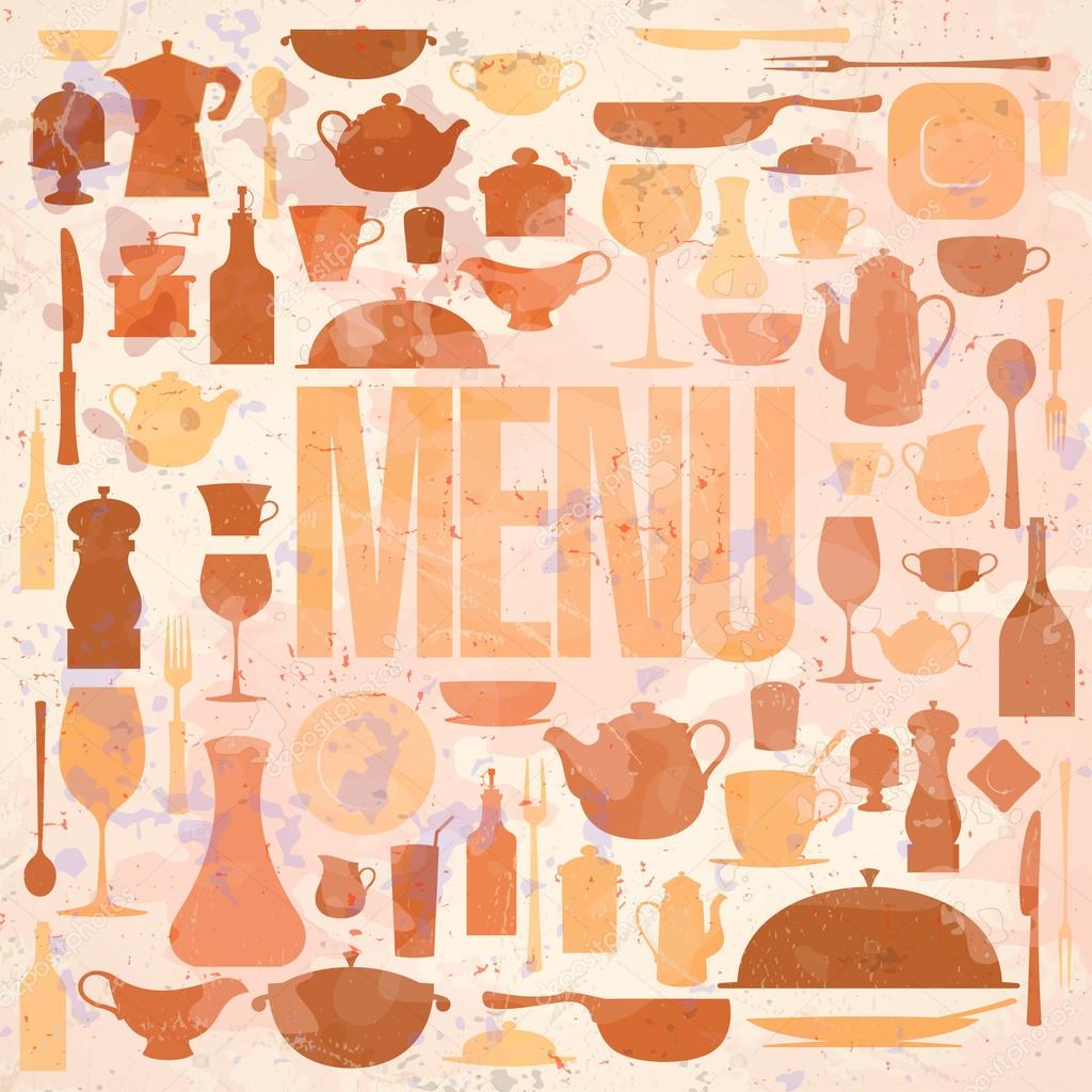 Retro restaurant menu card design. Stock Vector Image by ©slena #18620625