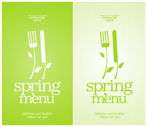 Spring menu Vector Art Stock Images | Depositphotos