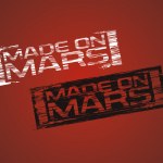 Made on mars background Stock Vector by ©slena 27591243