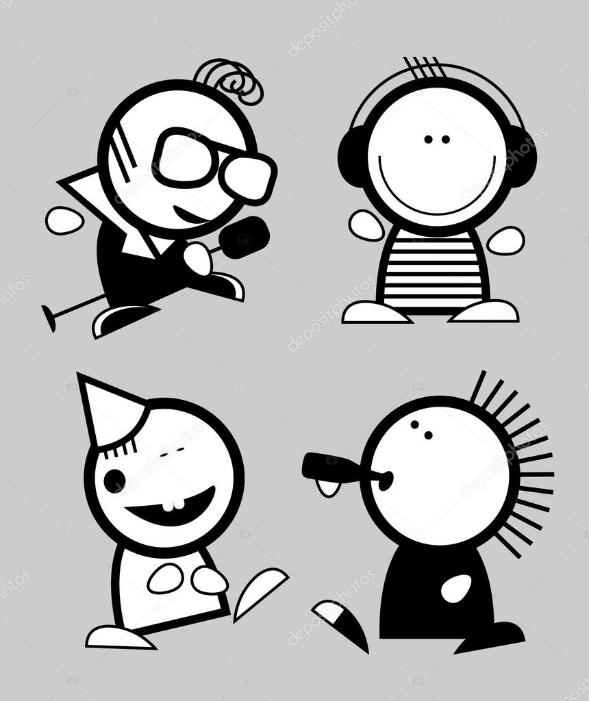 Funny icons Stock Vector Image by ©slena #27590743