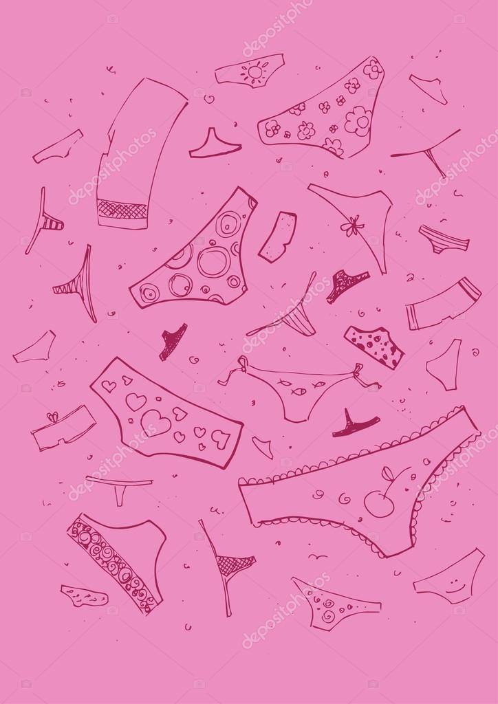 Pink background from pants. Stock Vector Image by ©slena #27591567