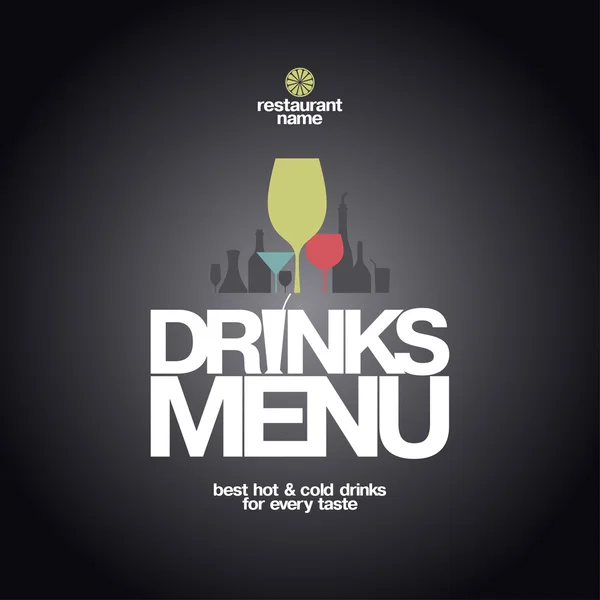 Drinks Menu Design. - Stock Image - Everypixel