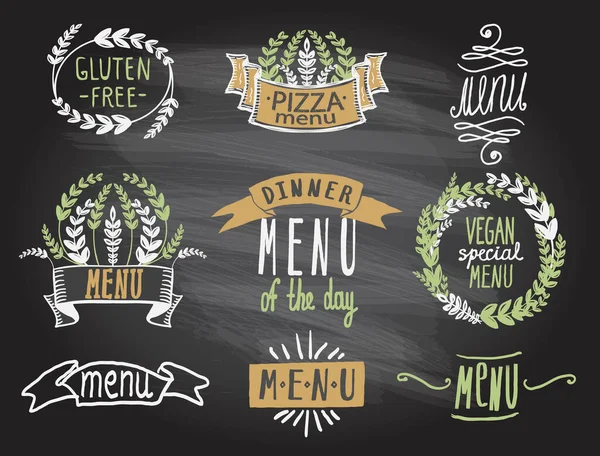 Chalkboard Menu Vector