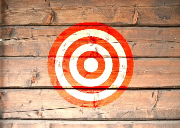 Target painted on the wall — Stock Photo © Kasza #21087243