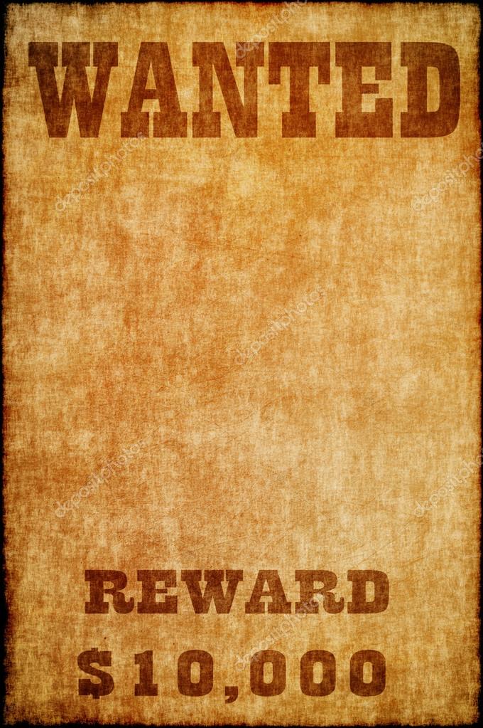 Wanted Poster Paper
