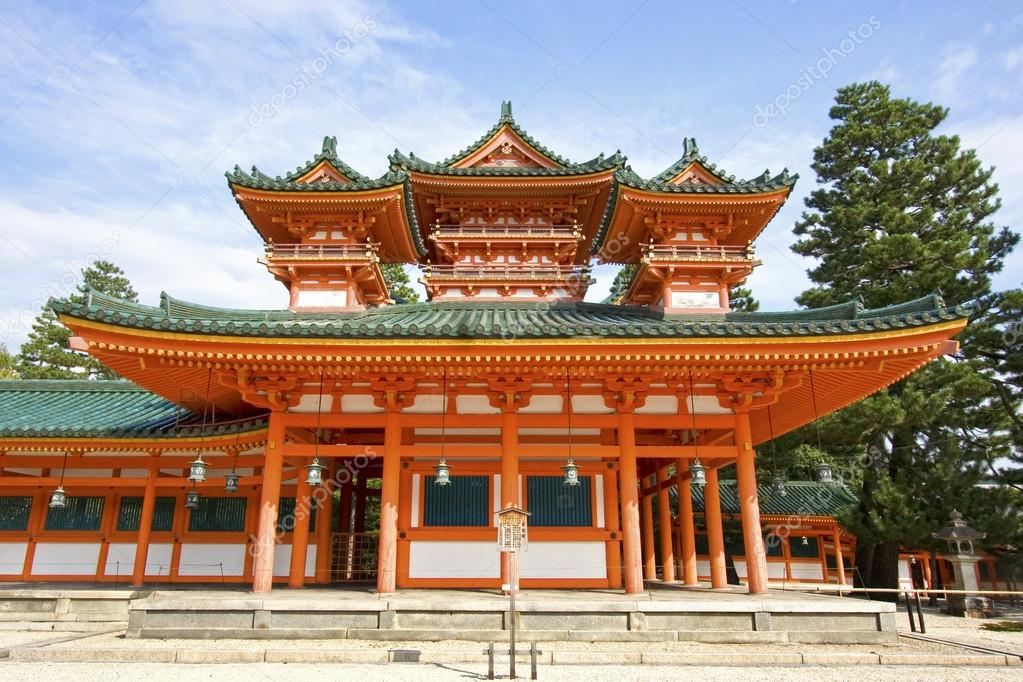 The UNESCO Ancient Shinto Shimogamo Shrine (also known as Shimogamo ...