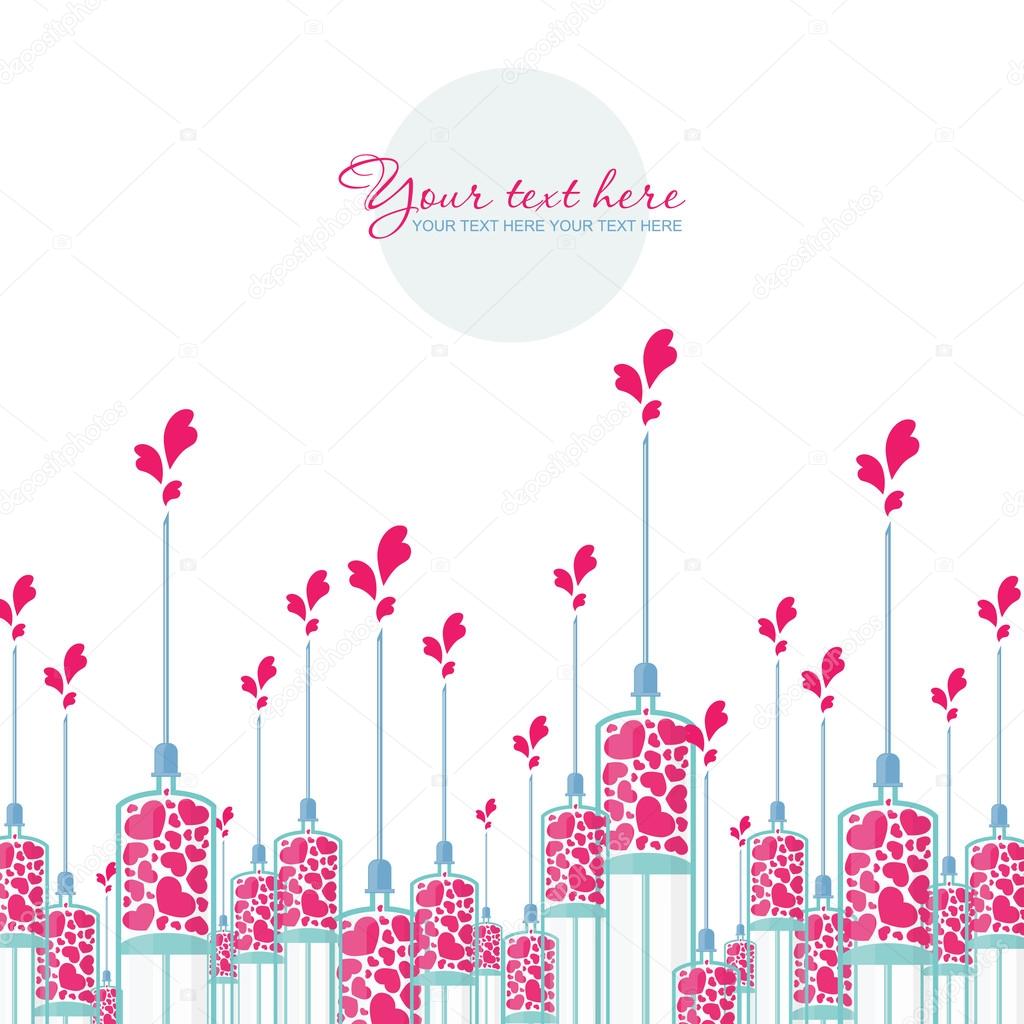 Syringe with heart. Stock Vector Image by ©R_lion_O #15323003