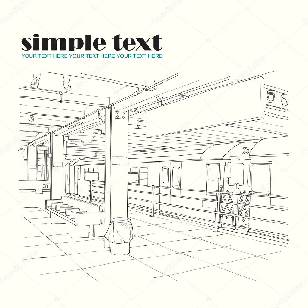 Subway station. Stock Vector by ©R_lion_O 20199931