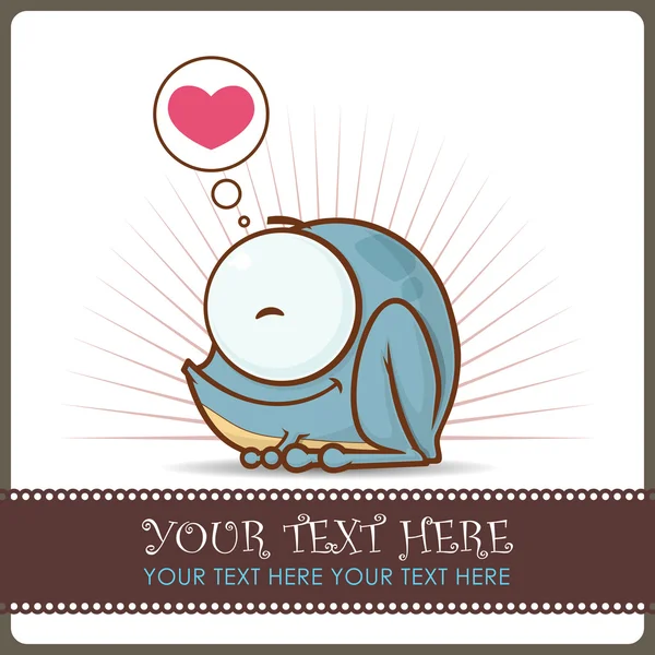 Funny cartoon bird, Vector illustration Stock Illustration by ©R_lion_O ...