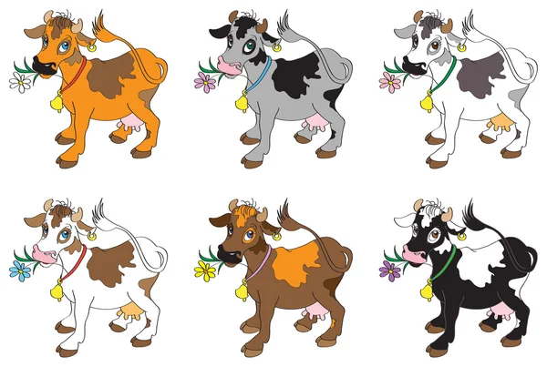 Friendly cow Stock Vectors, Royalty Free Friendly cow Illustrations ...