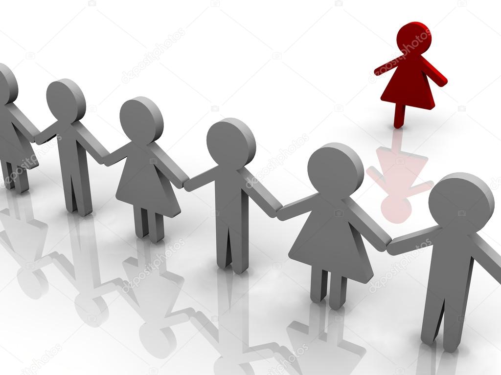 Chain of discrimination — Stock Photo © fcw5 #13877936