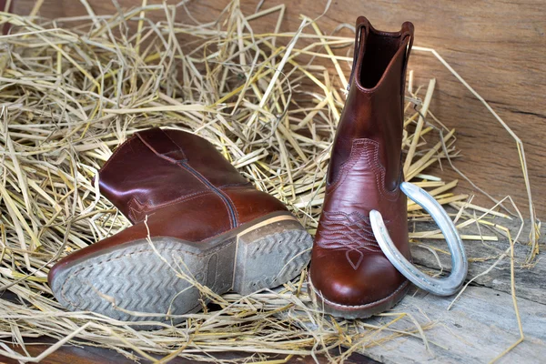 Still life cowboy boots — Stock Photo © worac #41512351