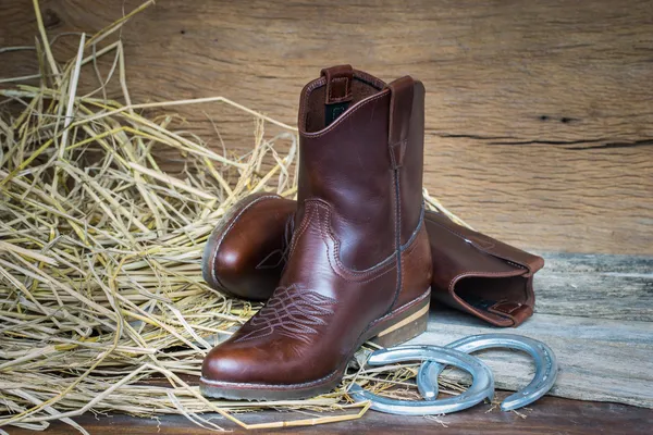Still life cowboy boots — Stock Photo © worac #41512351